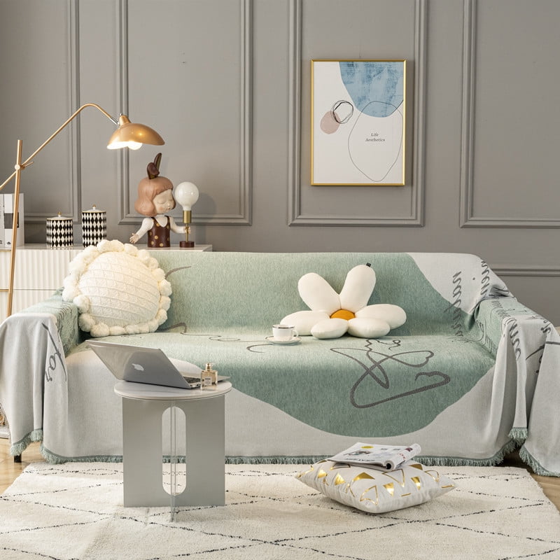 Yanluna Four Seasons universal ins style chenille jacquard sofa towel ...