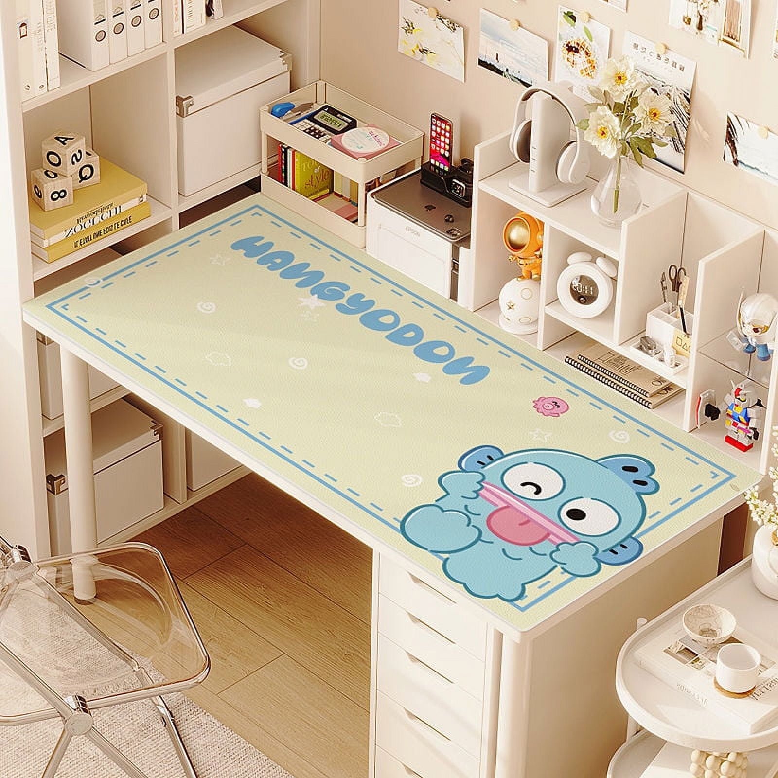 Yanluna Kawaii Hello Kitty Desk Mat Waterproof Sanrio Cute Cartoon ...