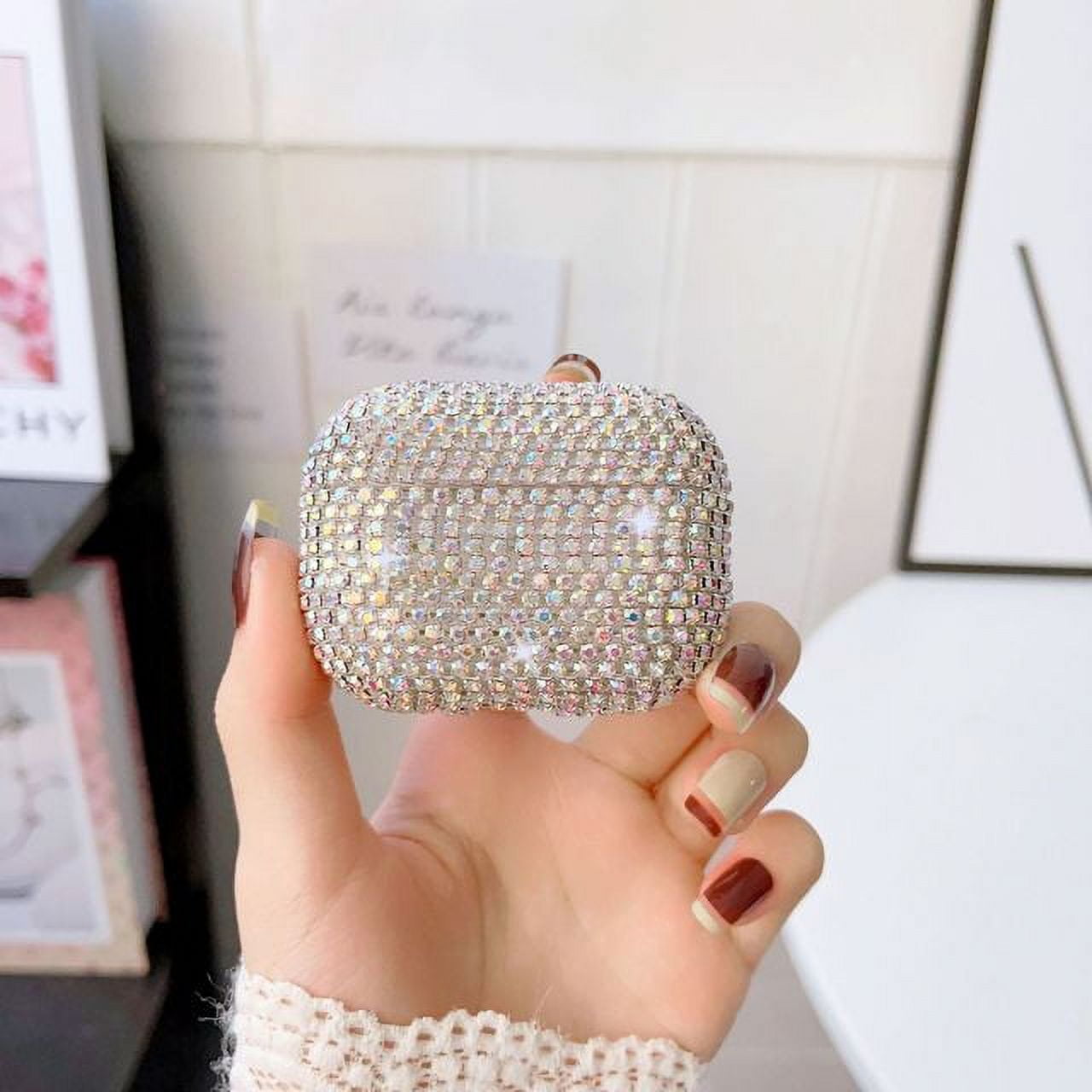 Yanluna Luxury Bling Diamonds Glitter Hard Case for Airpods Pro 1 2 3 ...