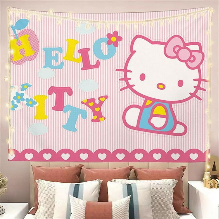 Hello Kitty Wall Design Silver Buffalo Sanrio Hello Kitty Face Die Cut