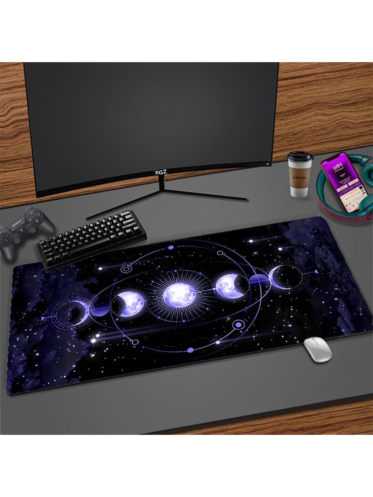Yanluna Night view Moon Star Mouse Pad Girly Accessories Playmats Cute ...