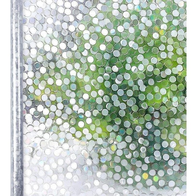 Yanluna Privacy Window Film Rainbow Window Cling 3D Decorative Window ...