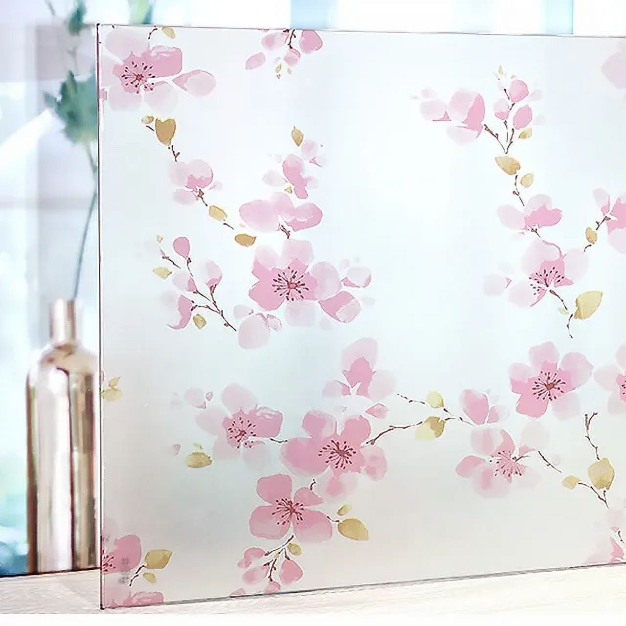 Yanluna Privacy Window Film UV Blocking Frosted Self Adhesive Opaque ...