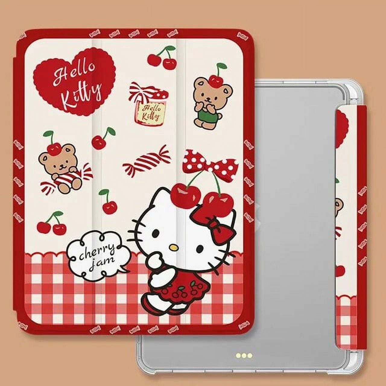 Yanluna Sanrio Anime Hello Kitty IPad Case 10.9 Inch Air 1 2 3 4 ...