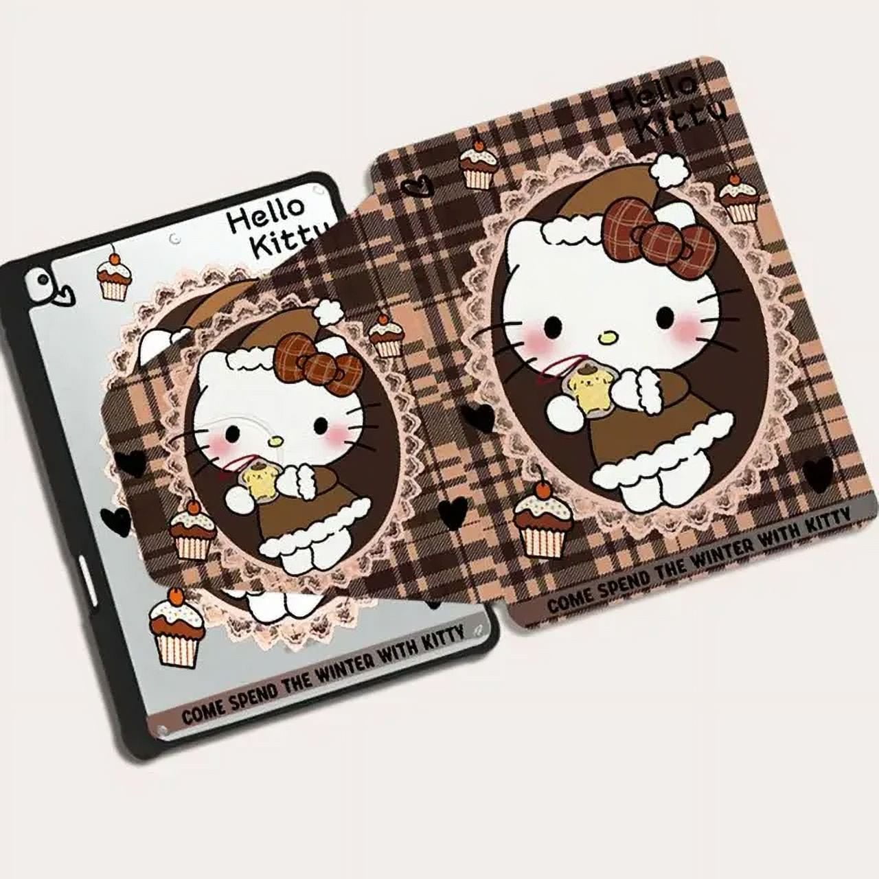 Yanluna Sanrio Anime Hello Kitty Ipad Case Air 1 2 3 4 MIi Ni 6 Rotate ...