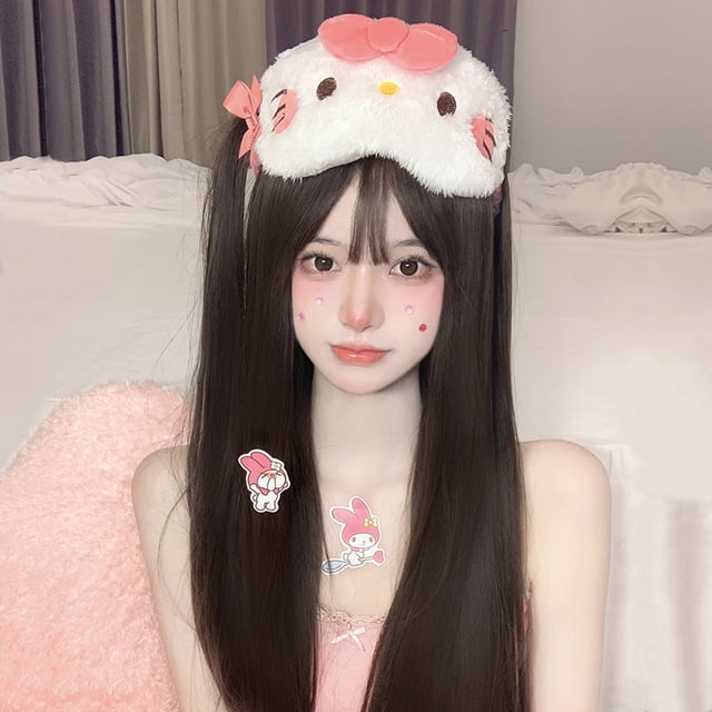 Yanluna Sanrio Hello Kitty Eye Mask Anime Figure Kuromi My Melody ...