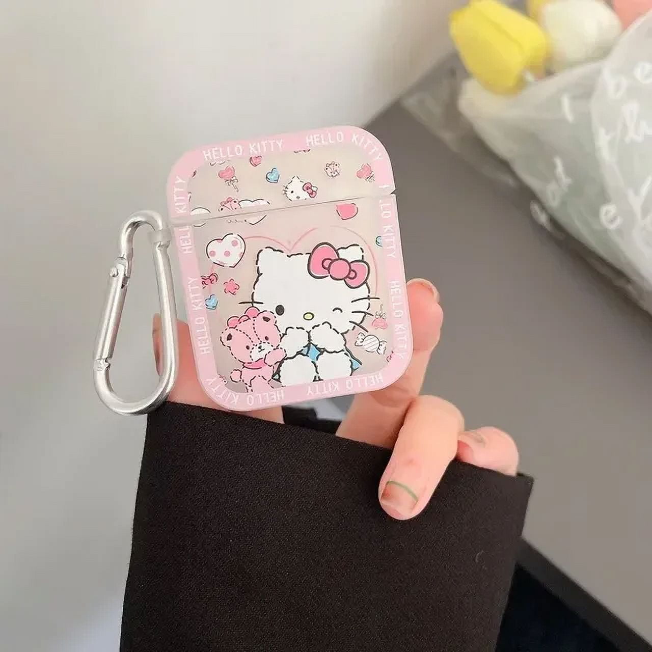 Yanluna Sanrio Hello Kitty Kuromi Transparent Clear Pattern Case For ...