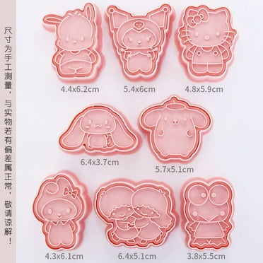 Hello Kitty Baking Tool Set Sanrio Anime Genuine Cookie Cutter Whisk ...