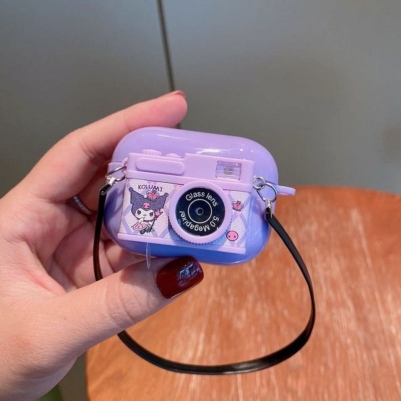 Yanluna Sanrio Kuromi Camera Shape Airpods Case For Airpods 1 2 ...