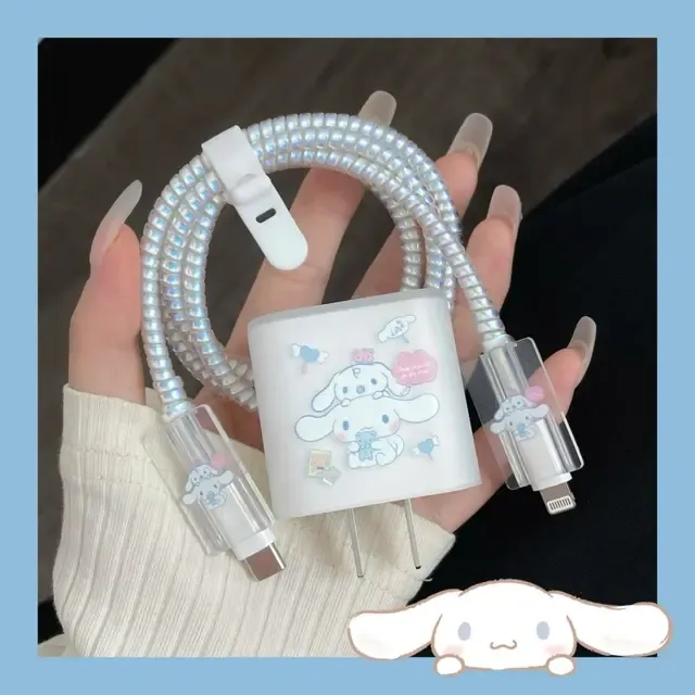 Yanluna Sanrio Pochacco Charger Protective Cover Kawaii Anime Cartoon ...