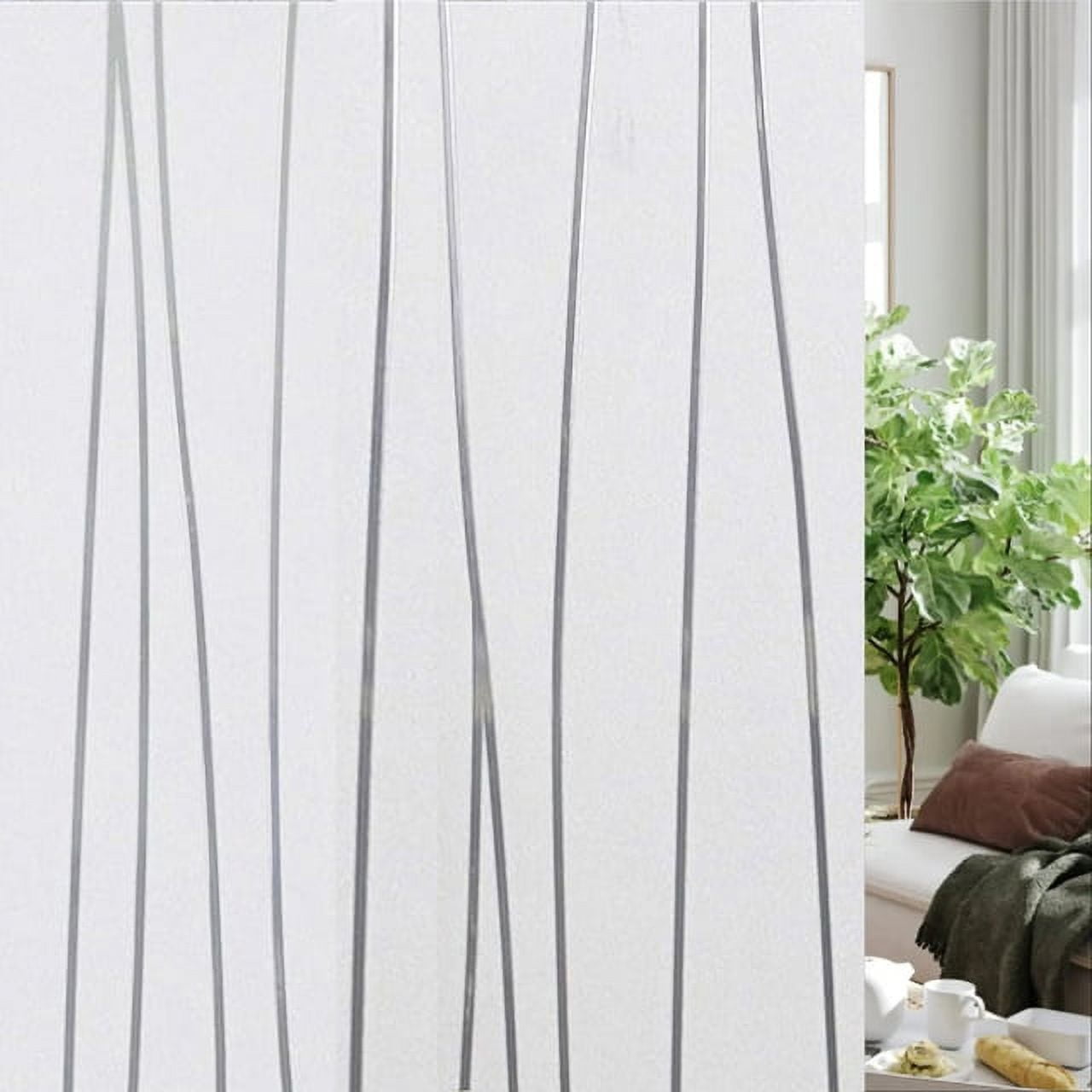 Yanluna Wide 75/90 Cm Frosted Window Privacy Film Non-Adhesive Window ...