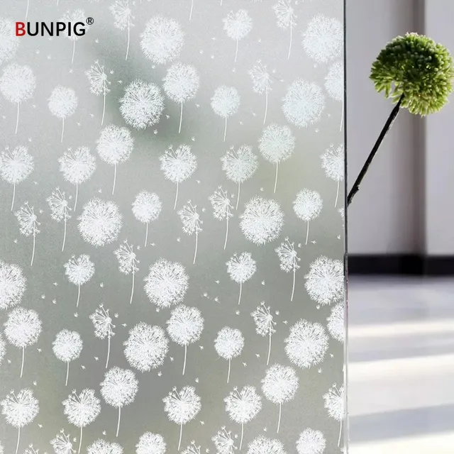 Yanluna Window Film Privacy Stained Glass Film Frosted Opaque Glass ...