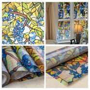 Yanluna Privacy Window Film Rainbow Window Cling 3D Decorative Window ...