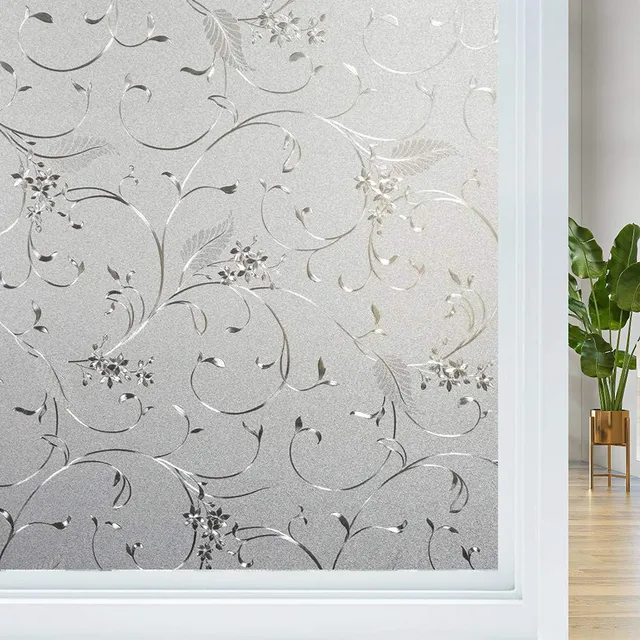 Yanluna Window Privacy Film Rainbow 3D Decorative Glass Vinyl Stained ...