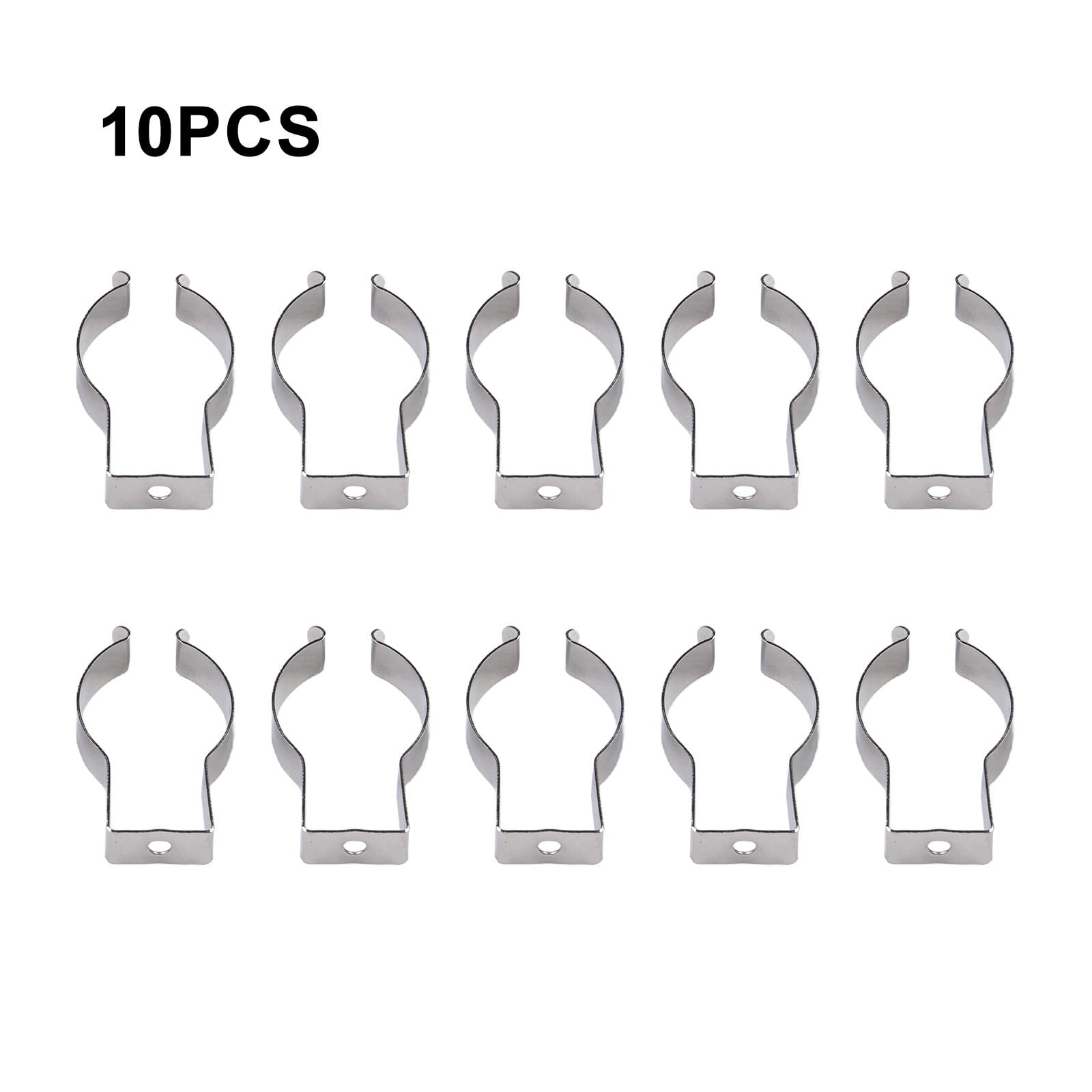 Yannee 10 Pcs Spring Terry Clips Open Type Spring Steel Tool Clips ...
