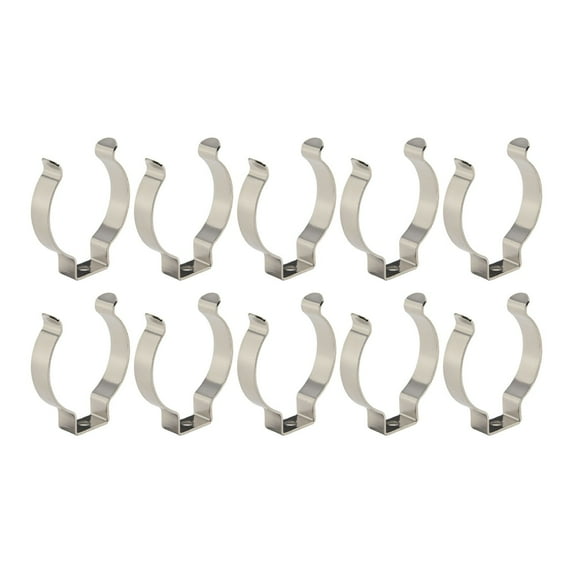 Yannee 10 Pcs Spring Terry Clips Open Type Spring Steel Tool Clips ...