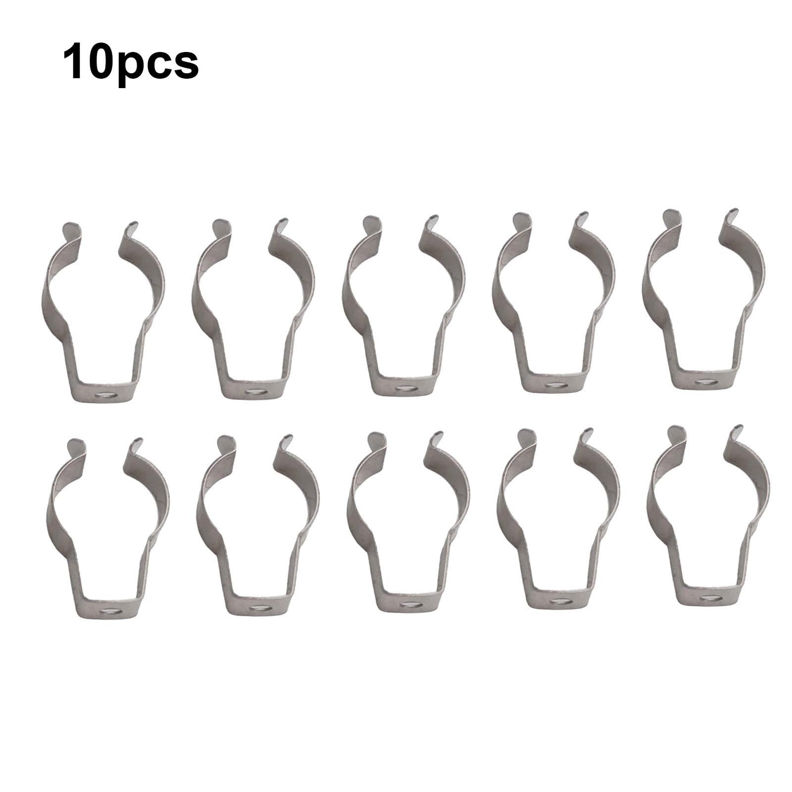 Yannee 10 Pcs Spring Terry Tool Clips Sturdy Stainless Steel 12/15/18 ...