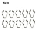 Yannee 10 Pcs Spring Terry Tool Clips Sturdy Stainless Steel 12/15/18 ...