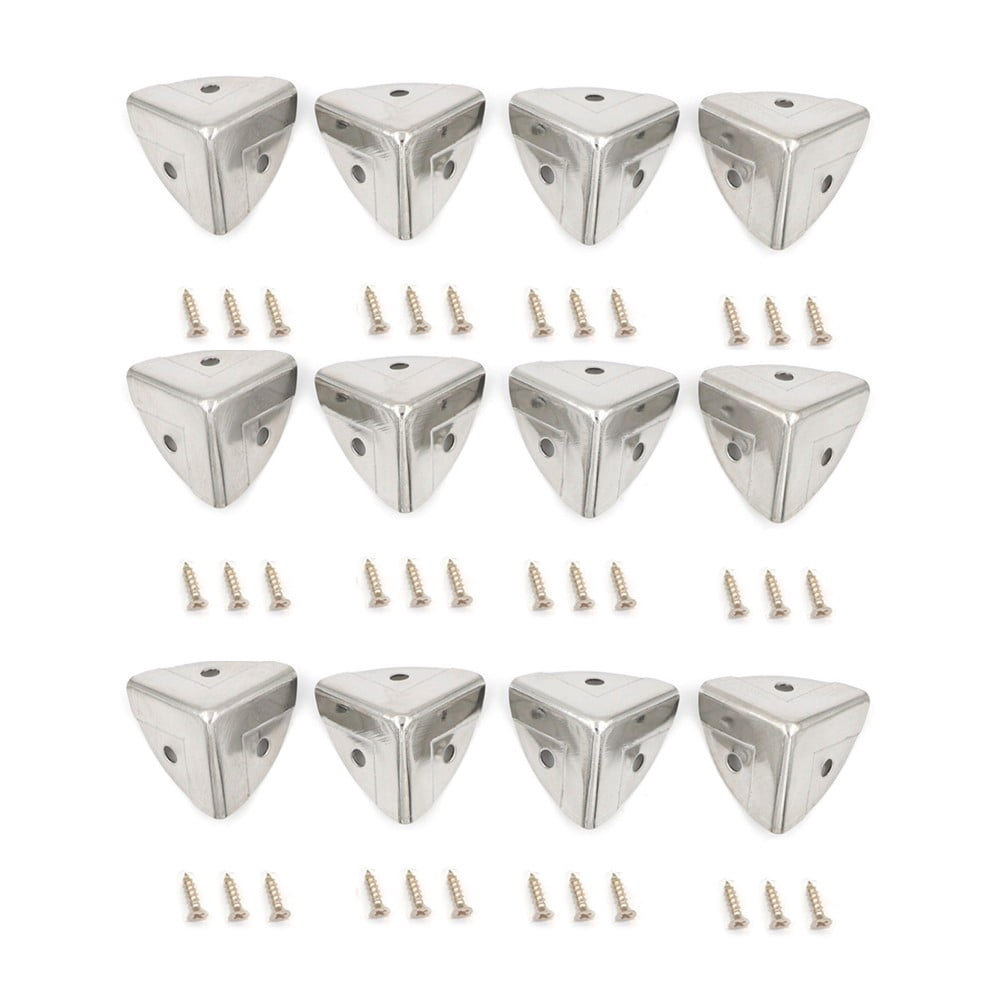 Yannee 12 Pcs Luggage Corner Retro Iron Corner Protect Wooden Box ...