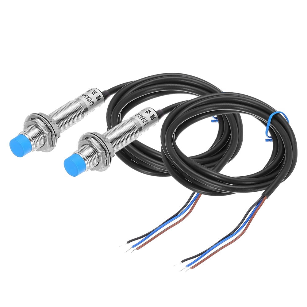 Yannee 2 Pcs for M12 Inductive Proximity Sensor Switch for NPN Closed ...