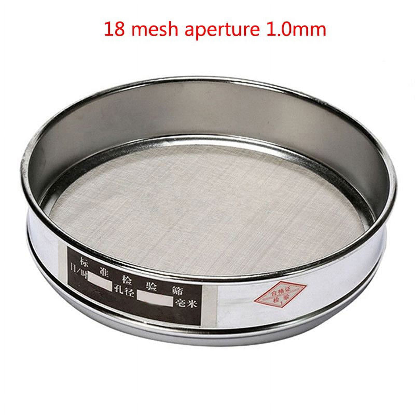 Yannee 20cm Chrome Mesh Sieve Sample Inspection Medicine Test Sieve ...