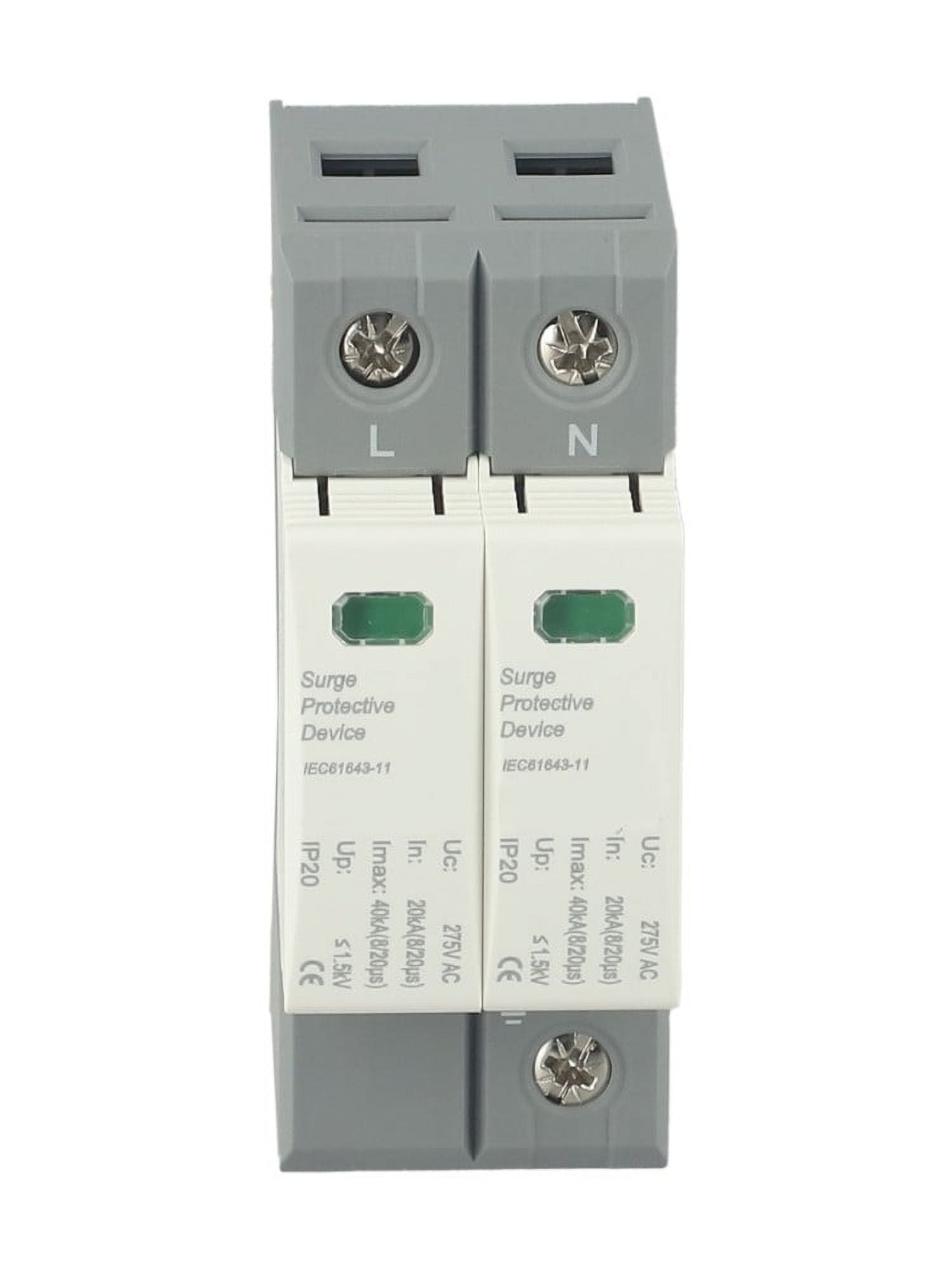 Yannee 2P 20/40KA 275V for SPD Surge Protection Device Arrester Surge protector - Walmart.com