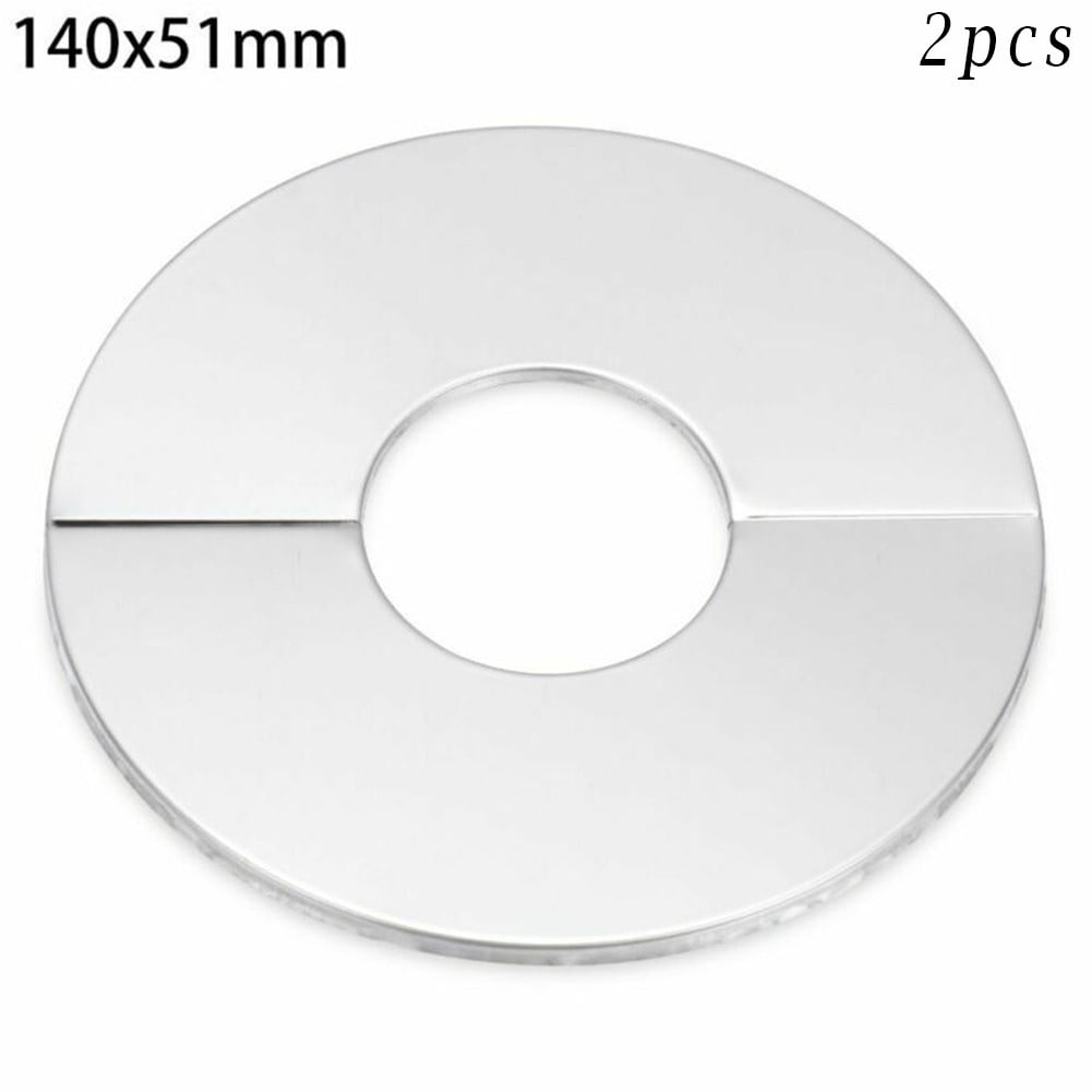Yannee 2Pcs Wall Split Flange, Stainless Steel Round Escutcheon Plate ...
