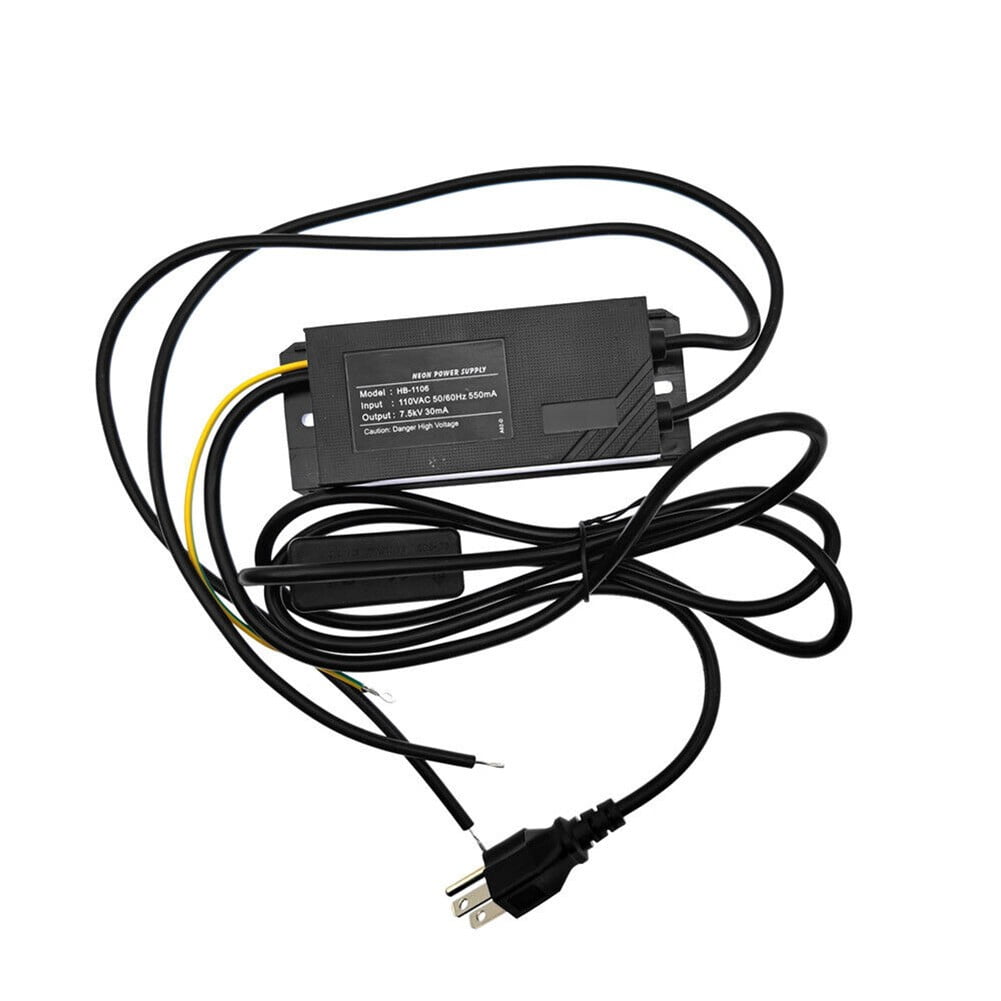 Yannee 3/5/7.5/10KV 30mA 25/30W Electronic Neon Light Sign Transformer ...