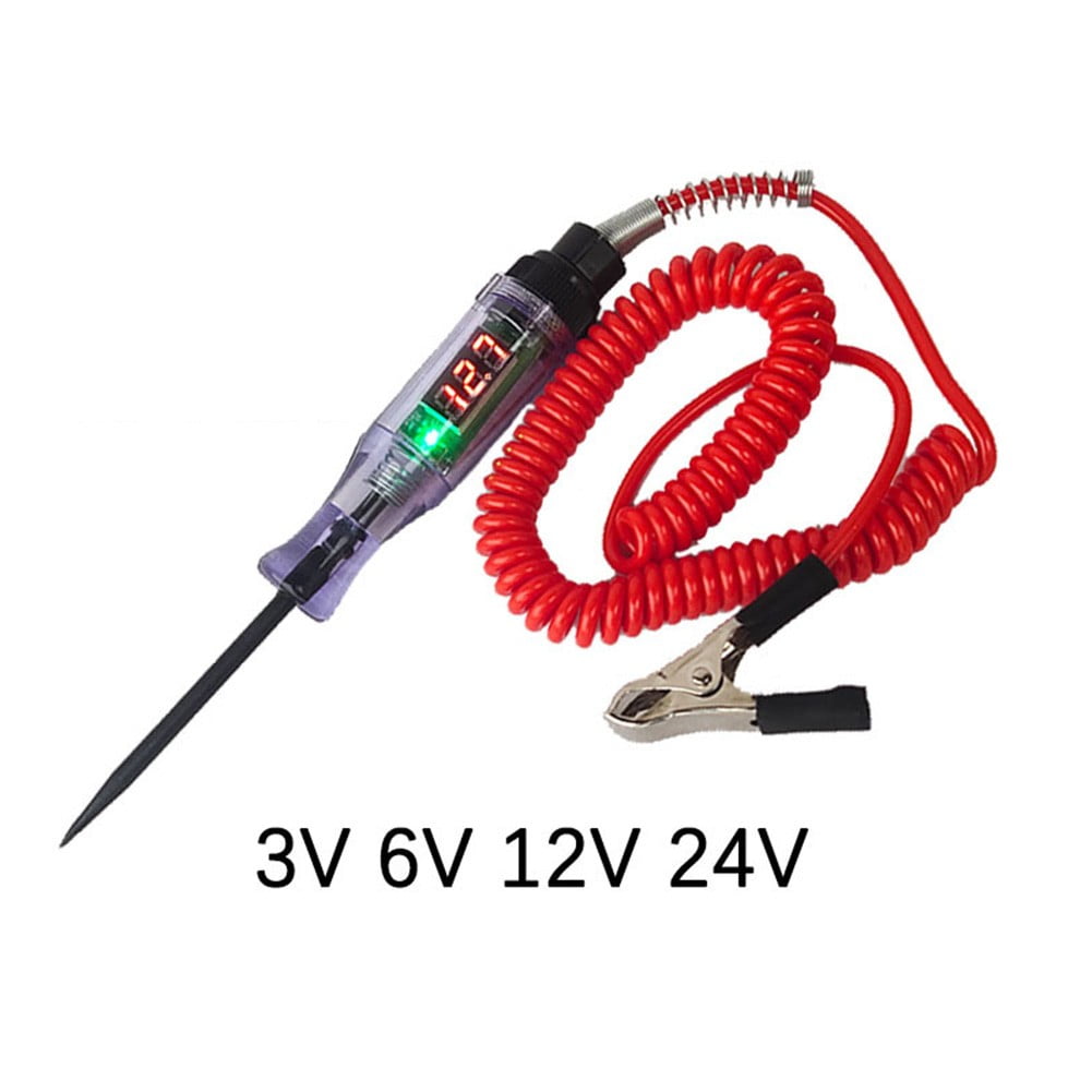 Yannee 3/6/12/24VDC Digital Electric Voltage Circuit Tester Automotive ...