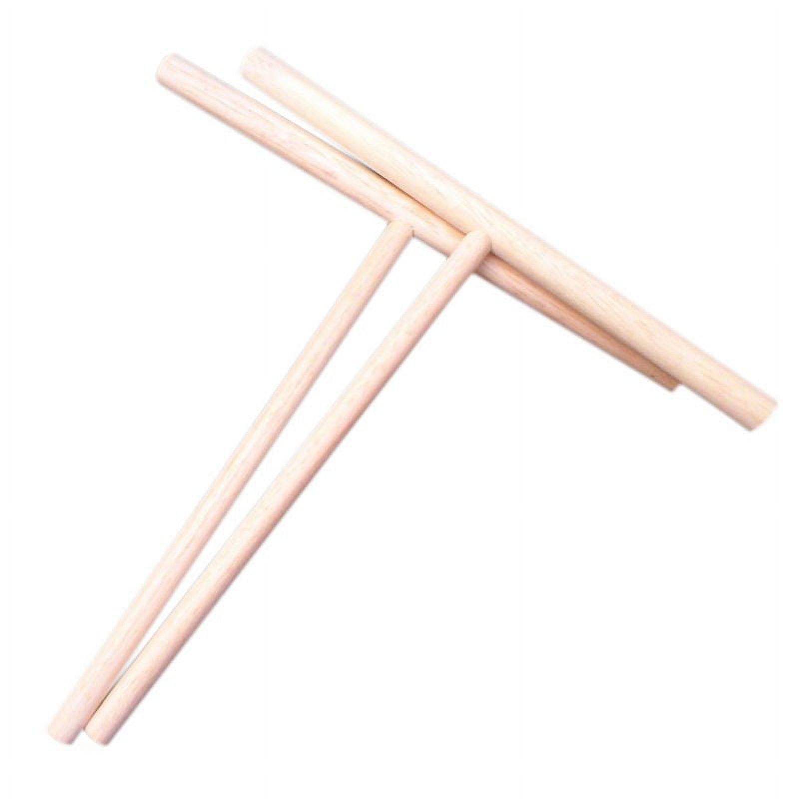 Yannee 6 Pcs Crepe Spreader Sticks,Wooden Round Batter Pancake Crepe ...