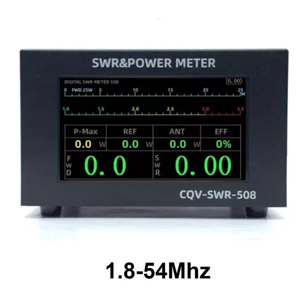 Yannee CQV-SWR-508 1.8-54Mhz SWR Power Meter 200W Digital Standing Wave ...