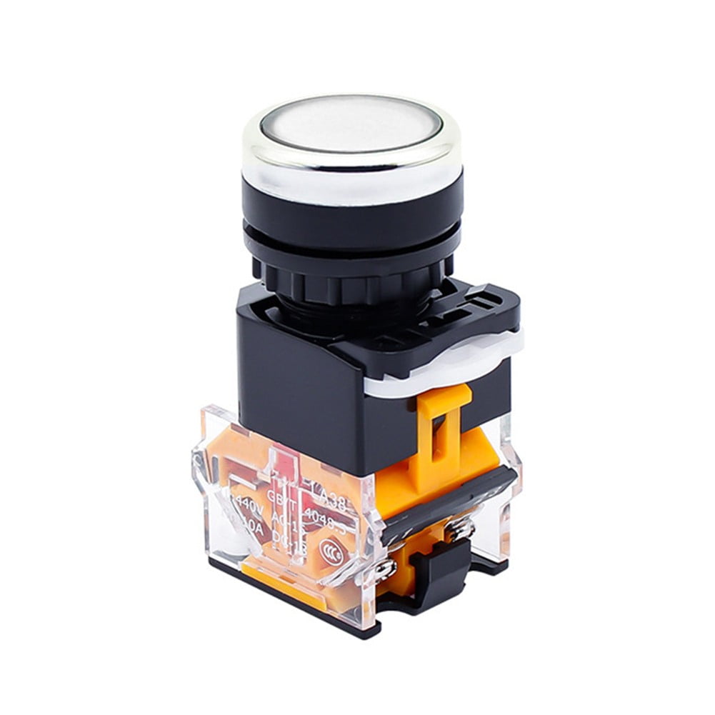Yannee Compact LA3811 1 Pcs Push Button Switch 22mm 1NO 1NC Contact Type 440V Rated-Switches ...