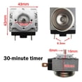 Yannee Electric Oven Timer Switch Easy to Install and Durable for ...