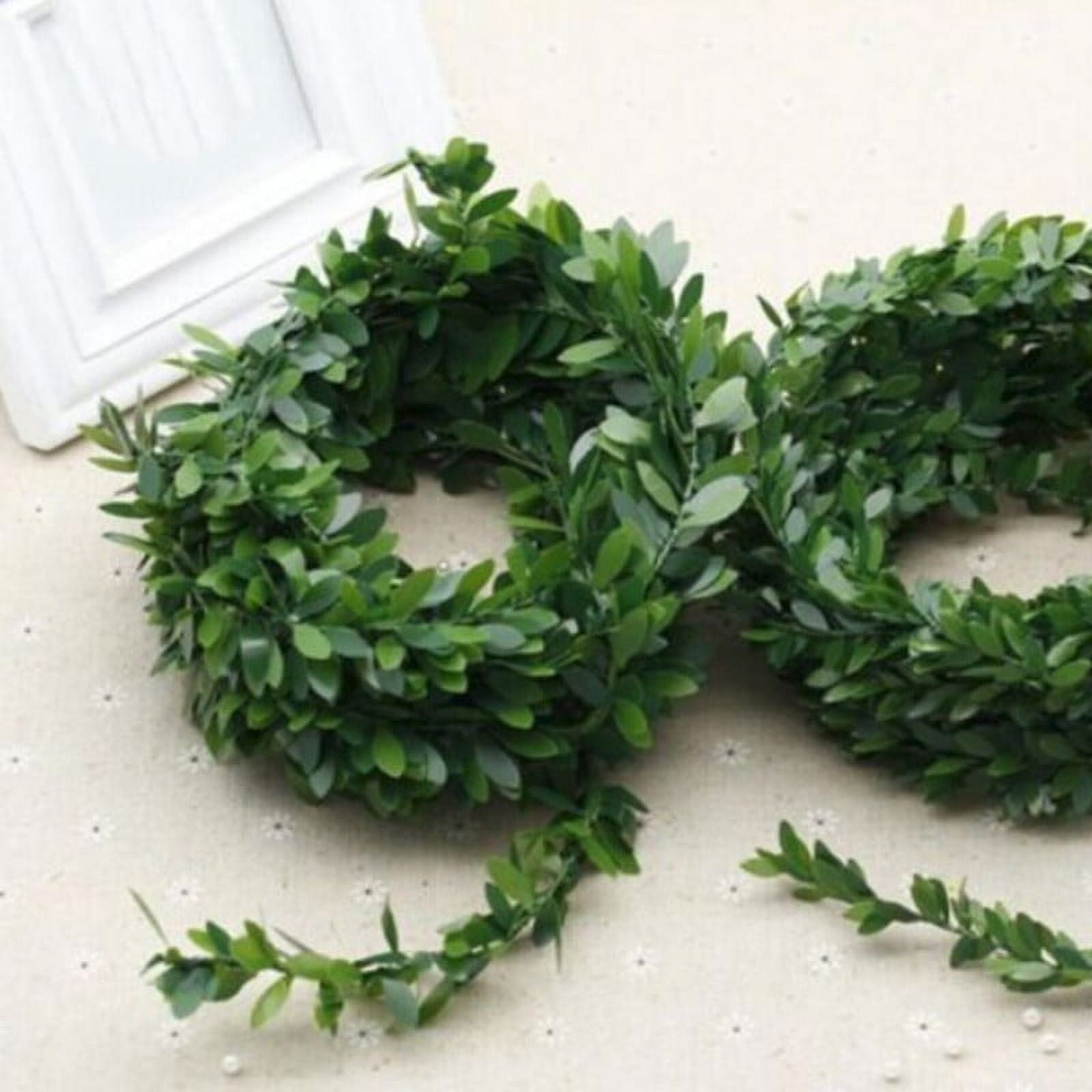 Yannee Fake Willow Leaves Twigs Silk Plant Leaves Garland String ...