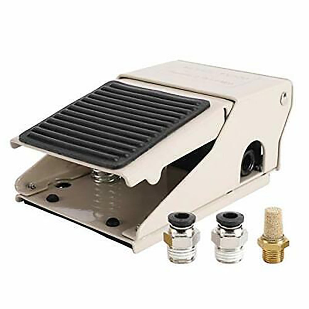 Yannee Foot Pedal Pressure Control Valve 3 Way 2 Position 1/4\" PT Air ...