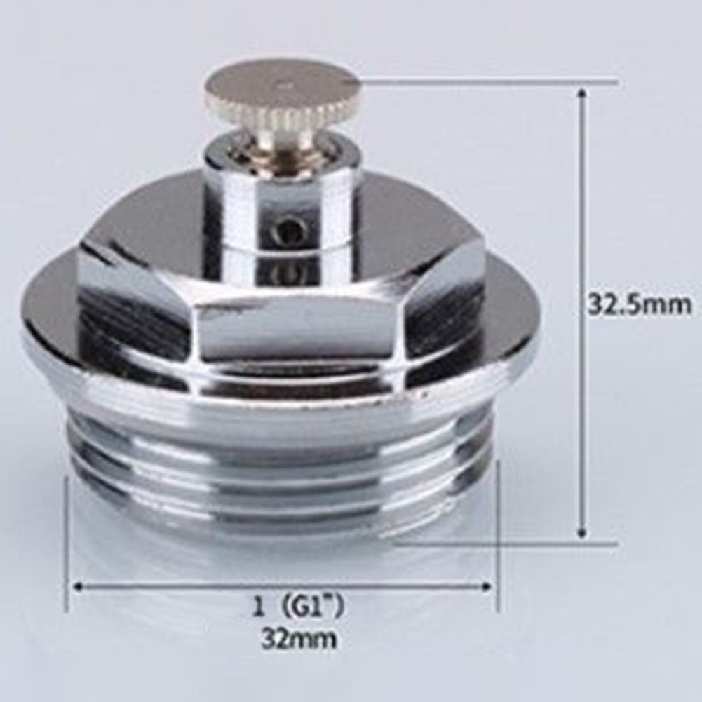 Yannee G1\"Air Bleeder & Blank Cap Manual Radiator AIR Vent Bleed Plug ...