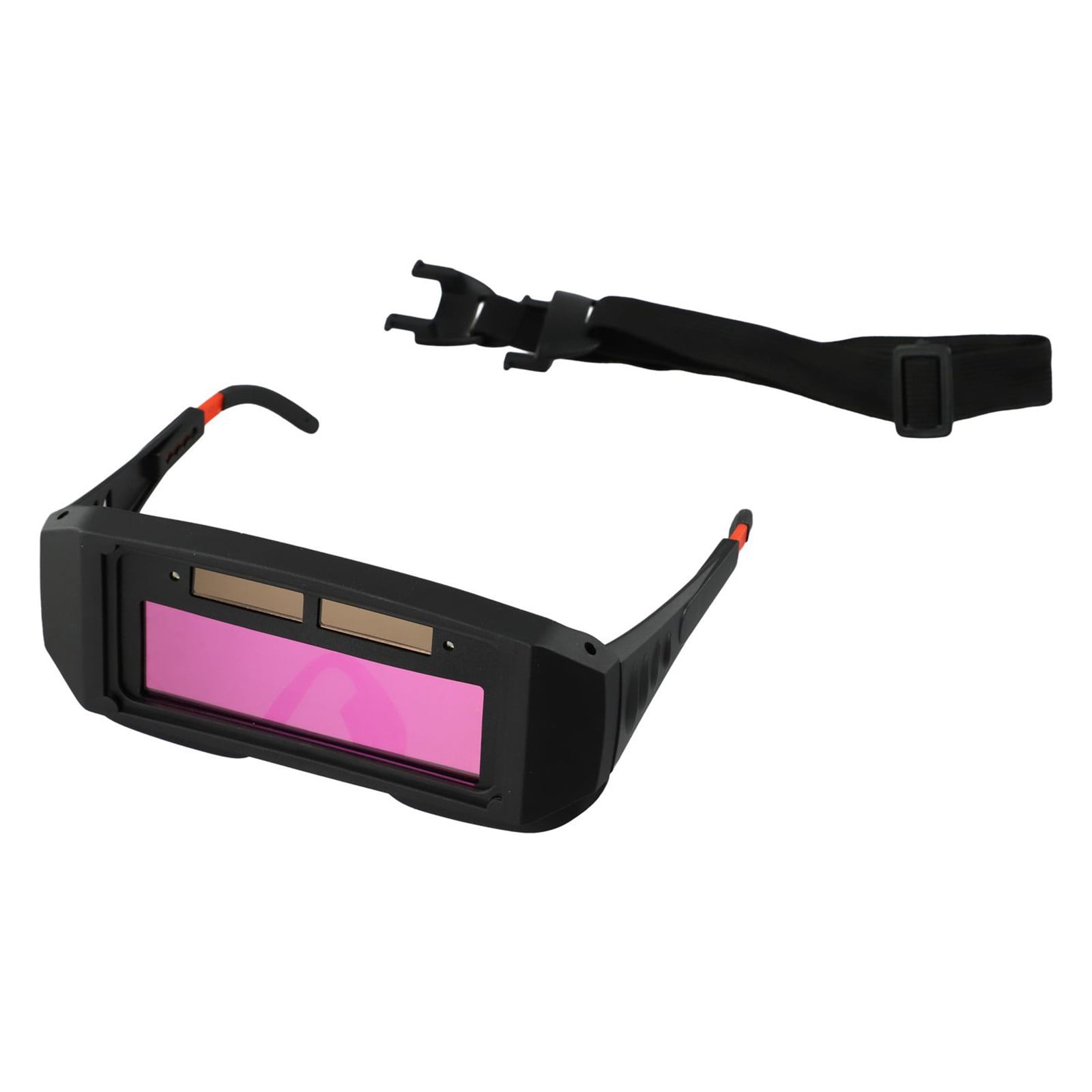 Yannee Head Mounted Welding Glasses Automatic Dimming Welding Glasses Solar Powered