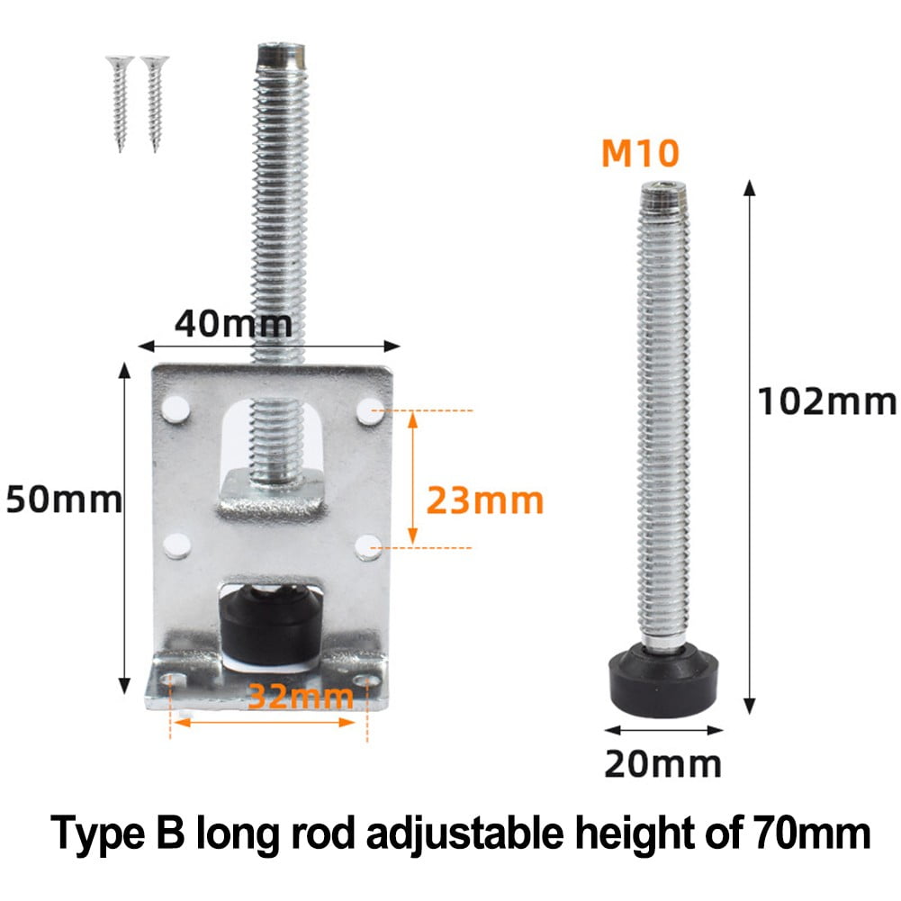 Yannee Heavy Duty Furniture Levelers Leveling Feet Adjustable Leveler ...
