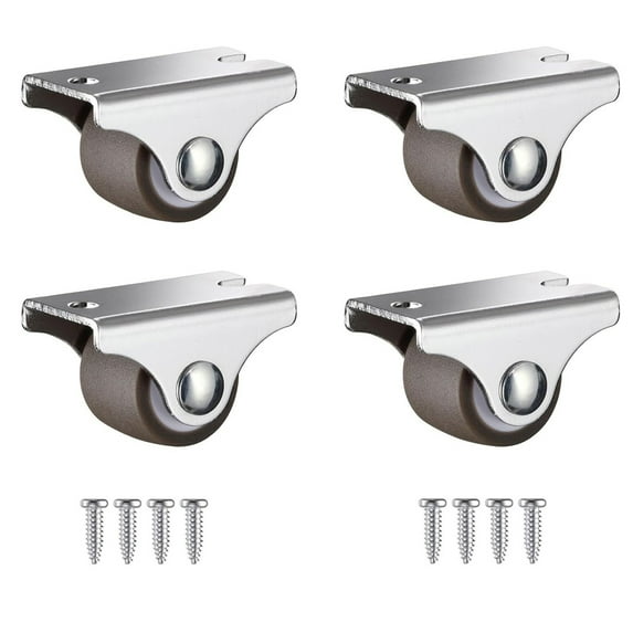 Yannee Inch Low Profile Small Casters of 4 forFurniture Rolling Cabinet ...