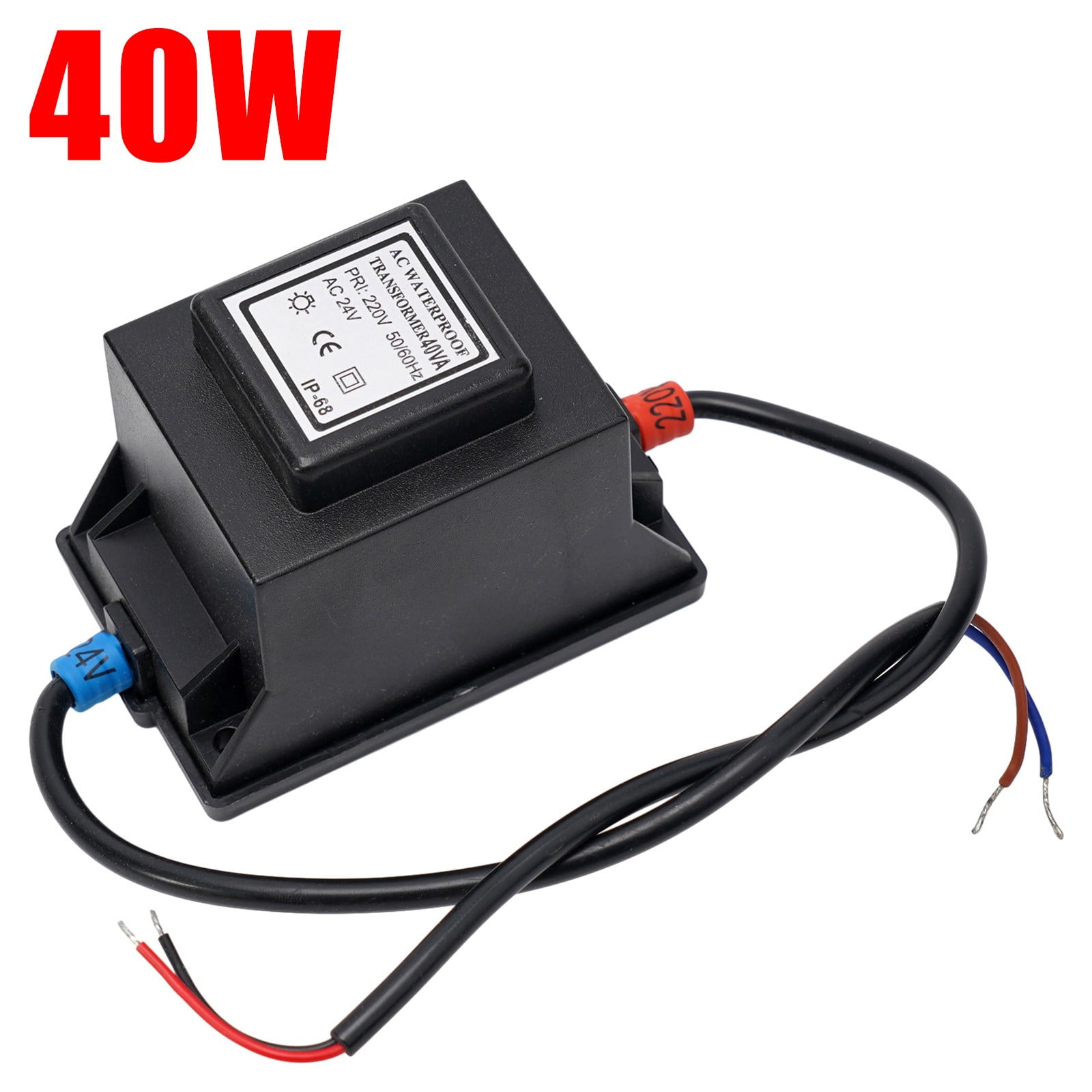 Yannee LED Transformer 24 V Power Supply AC/AC, Outdoor Power Supply ...