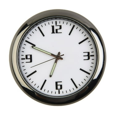 Pocket Small Mini Luminous Quartz Analog Watch Stick-On Clock For Car ...