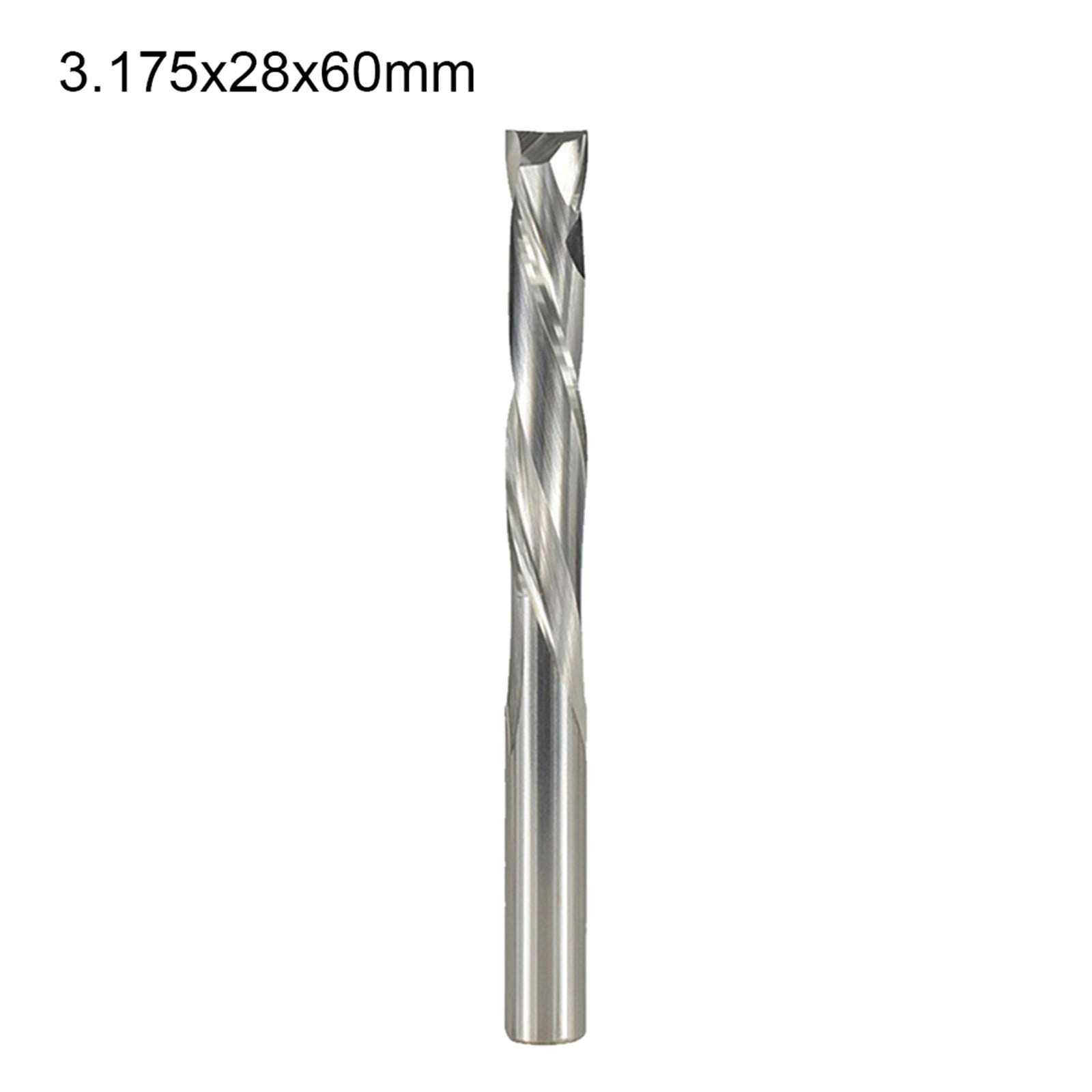 Yannee Two Flute Compression Up/Down Cut Spiral Router Bit CNC Solid ...