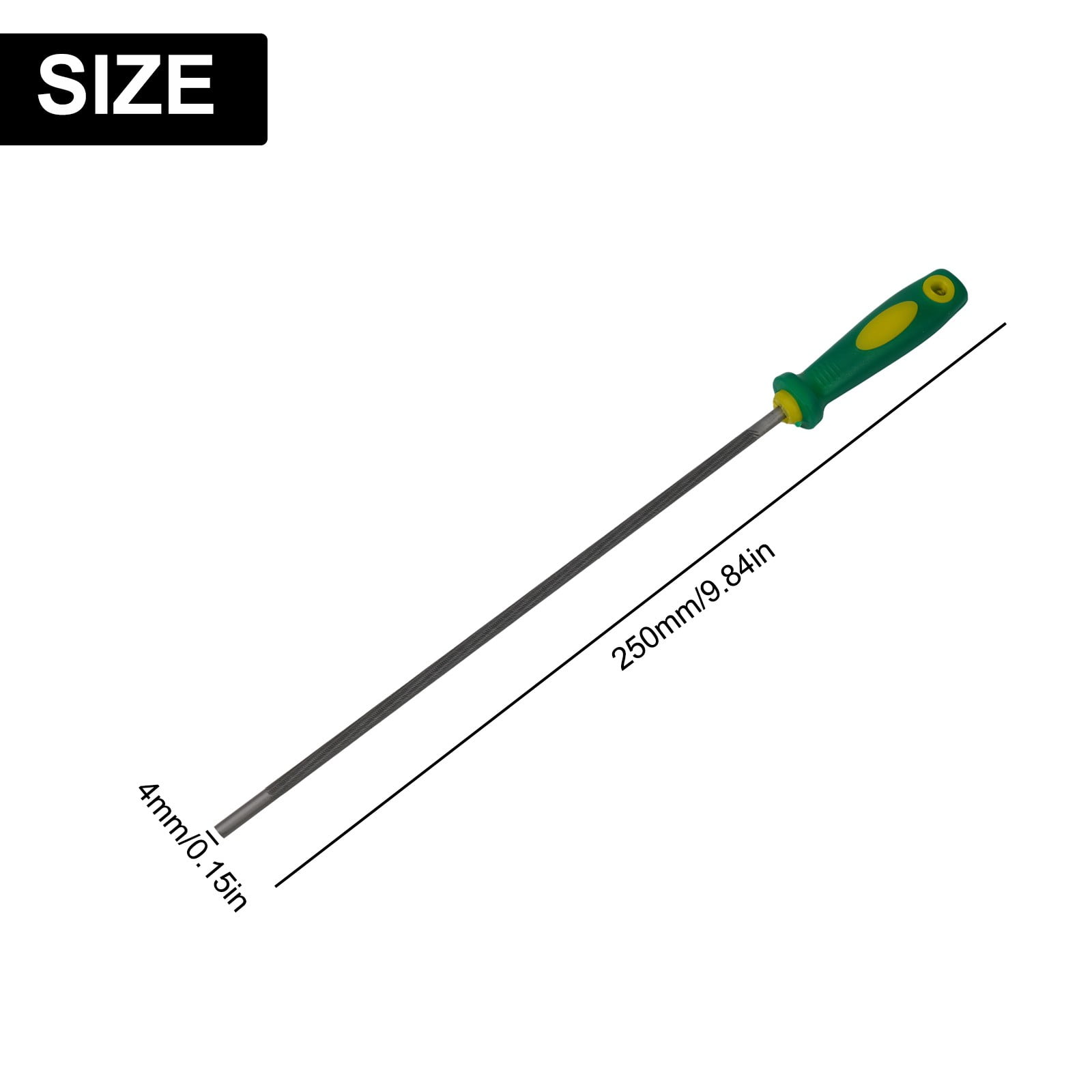 Yannee Round High Carbon Steel Sharpening Chainsaw Saw Chain Files ...