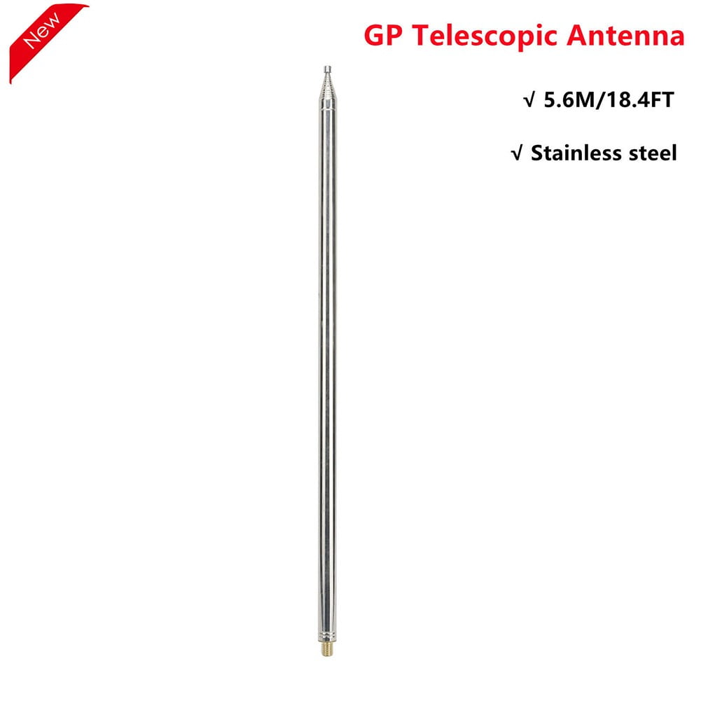 Yannee Telescopic Antenna 5 6M 18 4FT GP for DIY Shortwave Radios for ...