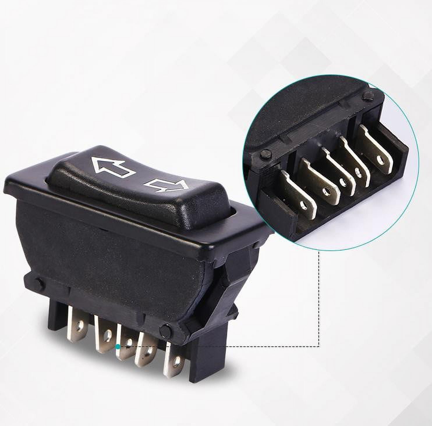 Yannee Universal 12V 20A 2 Way Momentary Electric Aerial up down Rocker ...