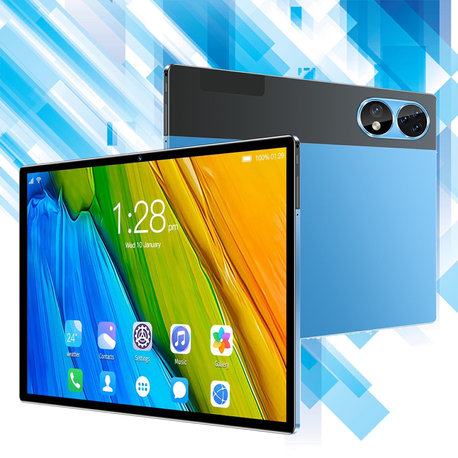 Yannianjz under $5 4G Tablet, 4+64G Tablet Computer, 10.1 Inch 4G All ...