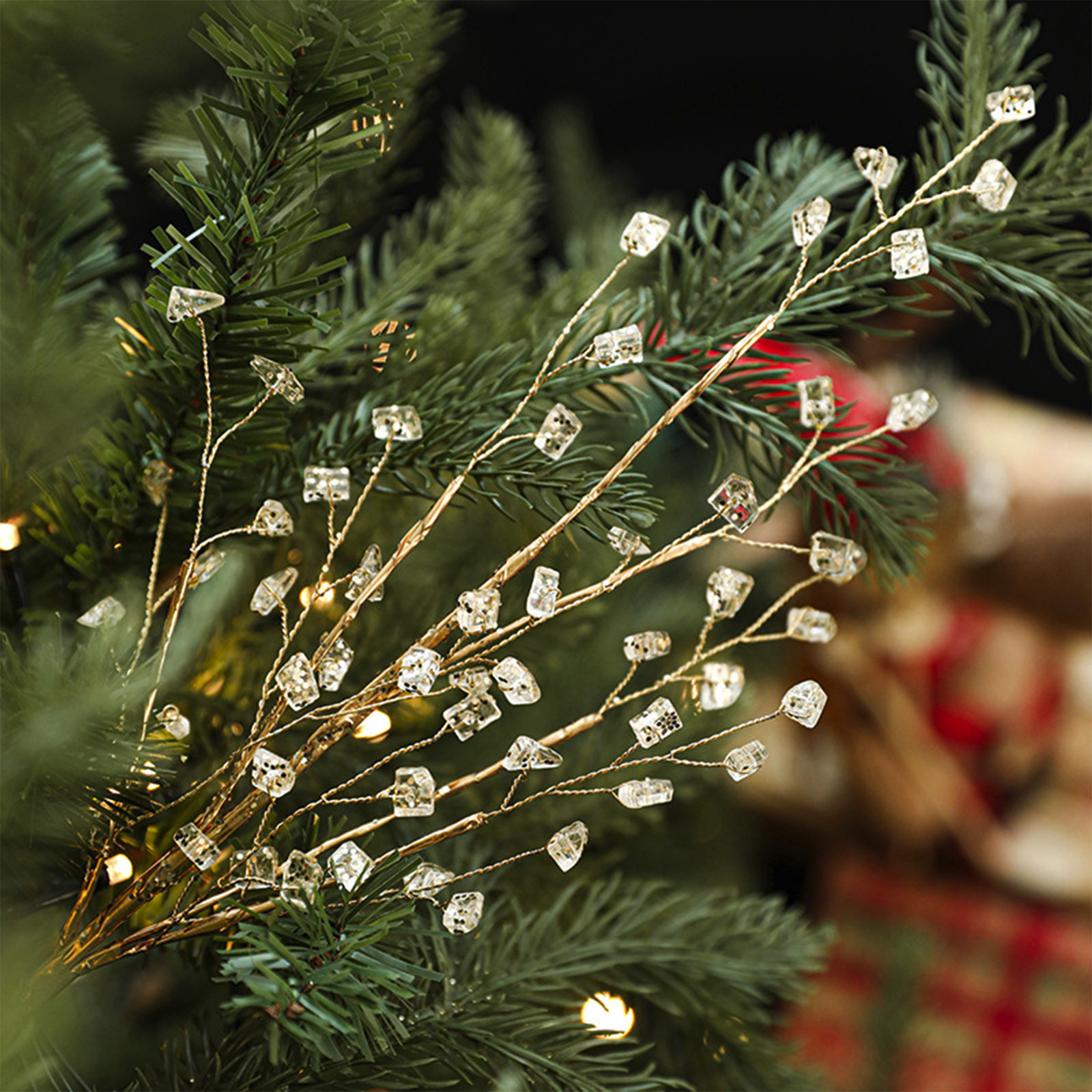 Yannianjz under $5 Crystal Christmas Branches, Christmas Tree Crystal ...