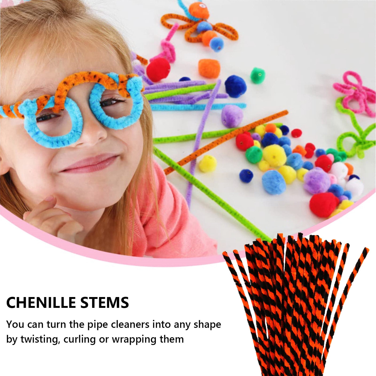 Yannianjz under $5 DIY Christmas Craft Kit, Double Color Twist Ties for ...
