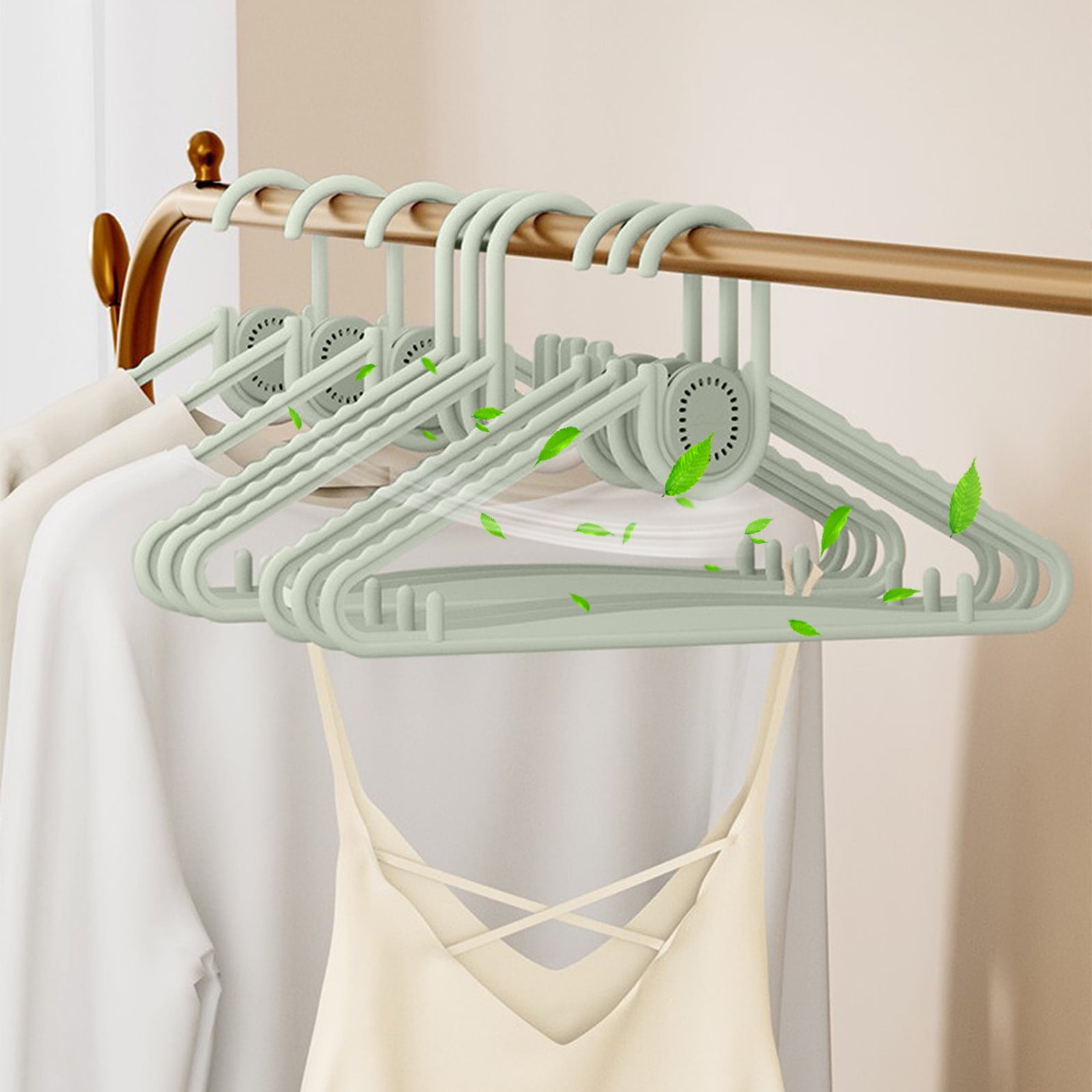 Yannianjz under $5 Hanger With Fragrances Diffuser Antis Slide Clothes ...