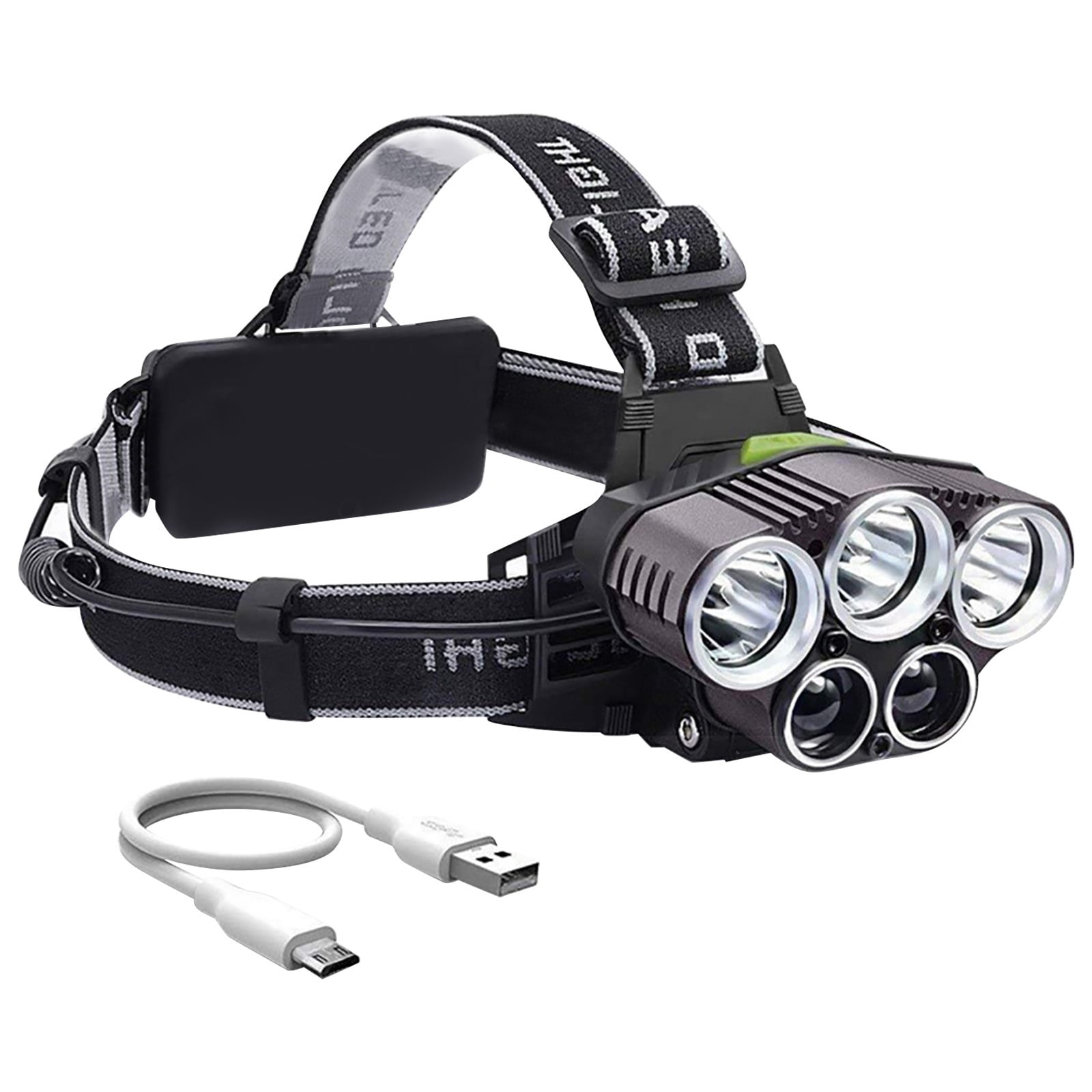 Yannianjz under $5 Rechargeable LED Headlamp, USB Rechargeable LED ...